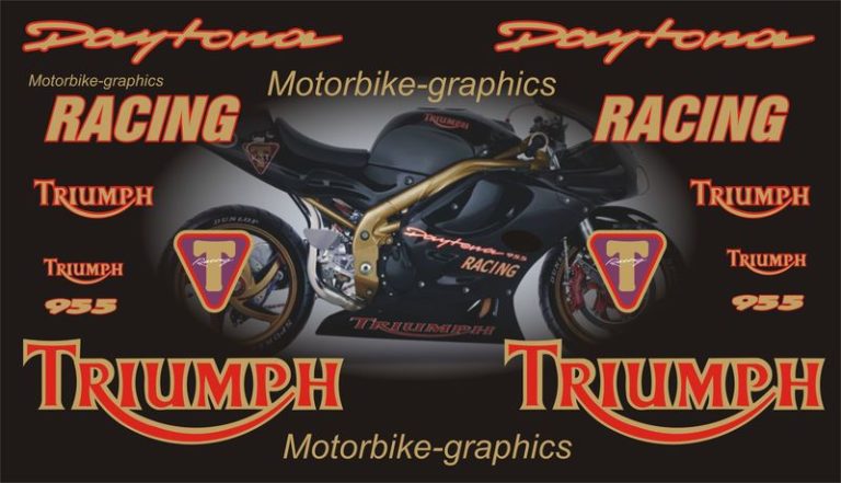 Triumph Daytona 955 Racing Decals | MX Decals